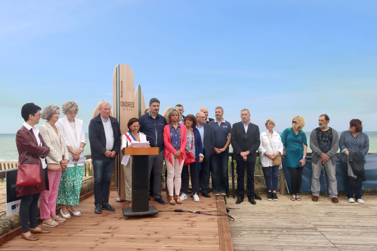 #Grands Projets | Inauguration de la nouvelle plage « Ondres-Océan ...